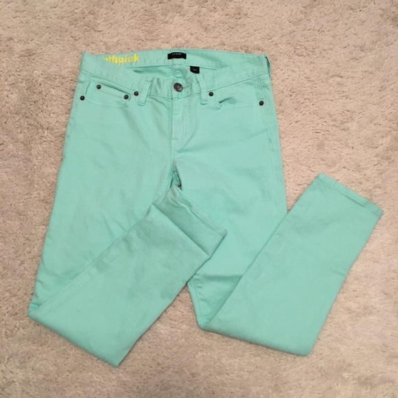 J. Crew | Jeans | J Crew Mint Toothpick Skinny Jean 27 | Poshmark